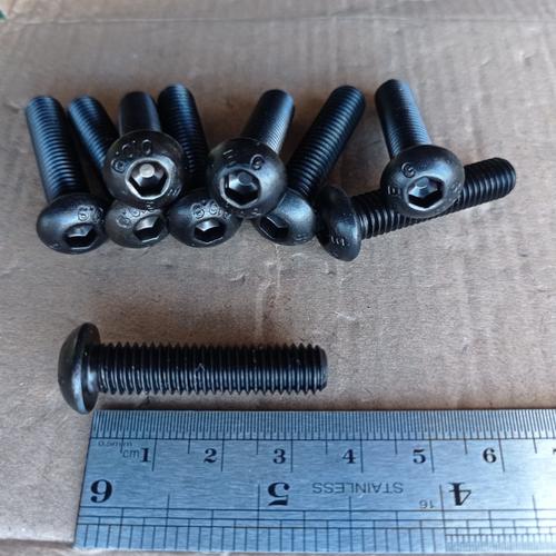 Jual BAUT L BUTTON M8 X 35 BAJA BAUT L M8X35 BAJA HITAM BAUT 13 KUNCI ...