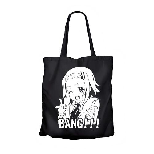 Jual Tote bag anime sticker TAINAKA RITSU - K-ON 100% canvas - Hitam ...