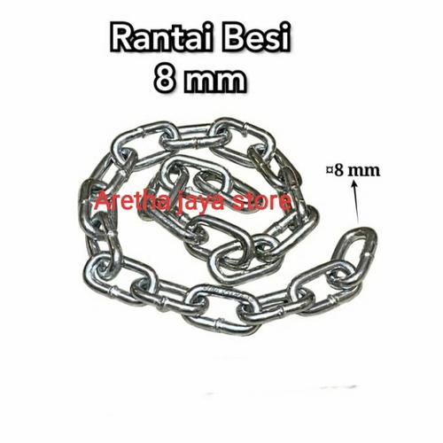 Jual rantai besi galvanis M8 murah (per meter ) - Jakarta Pusat ...