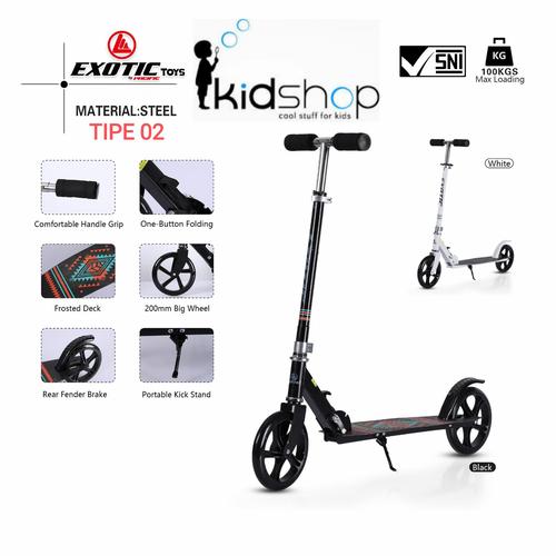 Jual Scooter /Skuter Otoped Anak Remaja Dewasa Merk Exotic BESI Roda ...