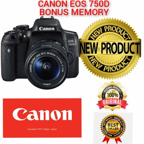 Jual CANON EOS 750D KIT 18-55MM IS STM - BODY ONLY - Jakarta Barat ...