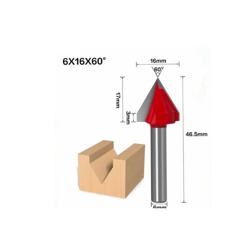 Jual New Mata Pisau Profil Engraving CNC V Groove Router Bit ...