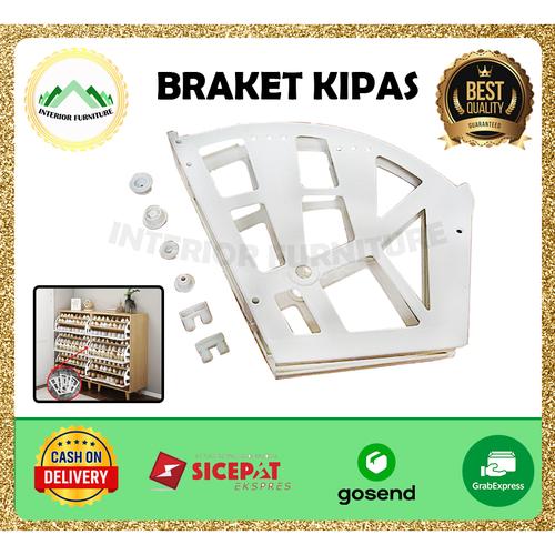 Jual Braket Rak Sepatu / Fitting Rak Sepatu Putar/Engsel Sepatu Kipas ...