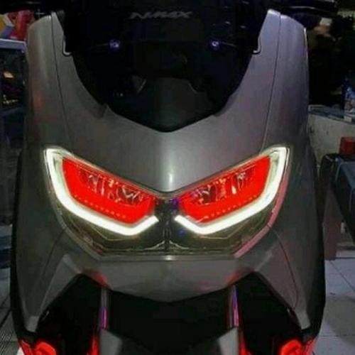 Jual lampu demon eye/lampu demon red devil nmax,aerox,vario 20 cm ...