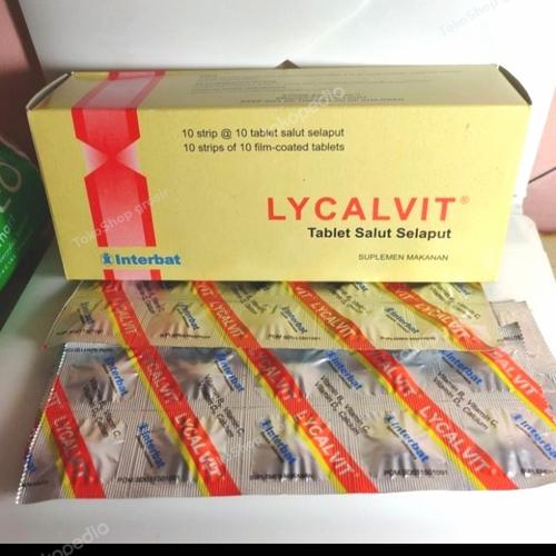 Jual Lycalvit tablet vitamin perstrip isi 10 tablet - Jakarta Utara ...