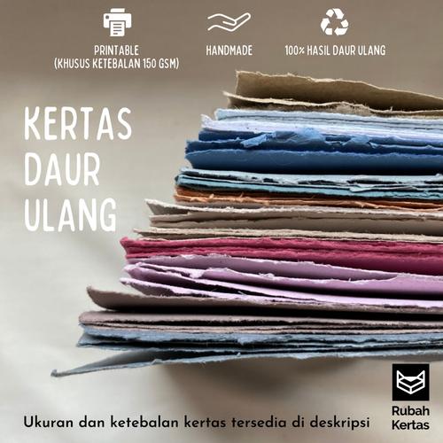 Jual KERTAS HANDMADE DAUR ULANG - Cream, A4 - Jakarta Timur - Rubah ...