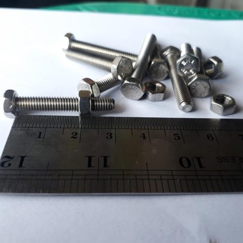 Jual BAUT STAINLESS M5 X 30 / BAUT SS M5X30 SUS304 / BAUT 8 KUNCI 8 ...