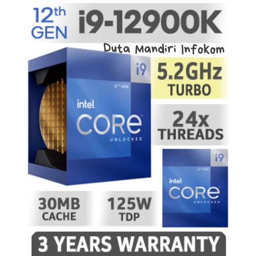 Promo Processor Intel Core I9 12900K Box Alder Lake - Socket LGA 1700 3.2Ghz Cicil 0% 3x ...