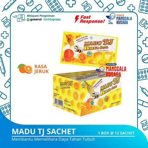 Jual MADU TJ SACHET RASA JERUK 1 BOX @ 12 SACHET - Kota Palembang ...