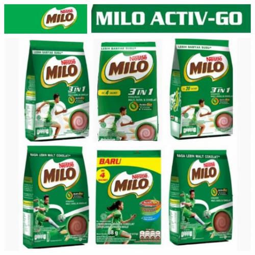 Jual Nestle Milo 3in1 Activ-Go Susu Coklat All Variant - Activ Go ...