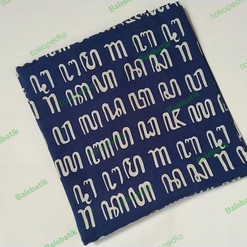Jual Kain batik cap sewarna Jogja aksara biru - Kab. Bantul - Balebatik Olshop | Tokopedia