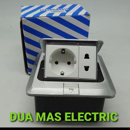 Jual STOPKONTAK LANTAI + STOP KONTAK ARDE UNIVERSAL SOCKET TANAM FLOOR ...