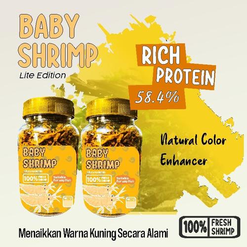 Jual Pakan Ikan Udang Kering Kuning Baby Shrimp (Naikan Warna Kuning ...