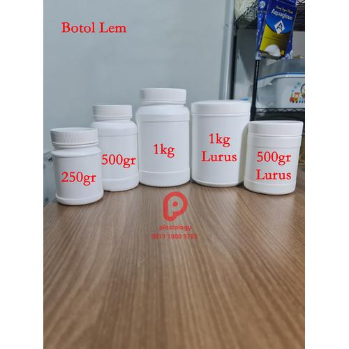 Jual Botol Lem / Obat Vitamin / Protein / Toples Pupuk / Kapsul HDPE ...