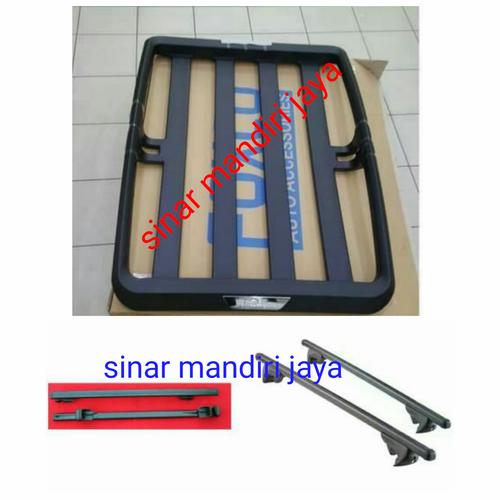 Jual PAKET RACK HUMMER+CROSS BAR JEPIT ROOF RAIL WULING CORTEZ ...