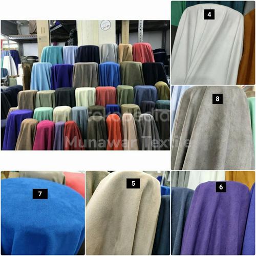 Jual Kain suede polos @0,5meter - Jakarta Pusat - Munawar Textile ...