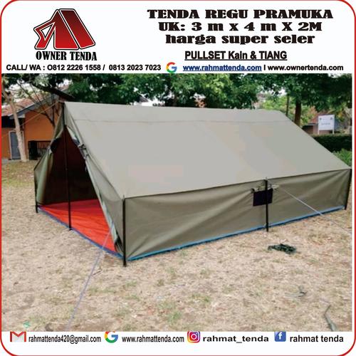 Jual Tenda Regu Pramuka Standr Komando UK 3M x4M - 1set ukuran 3x4 ...