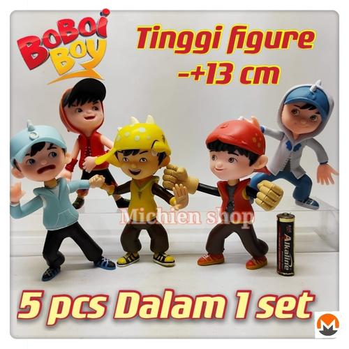 Jual ACTION FIGURE BOBOIBOY SET ISI 6 PCS MAINAN TOPPER MINIATUR BOBOI ...