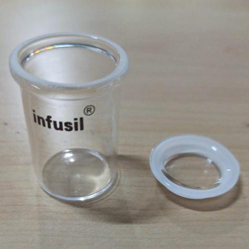 Jual Volatile Matter ( VM ) Crucible Infusil + Tutup ( Sillica Quartz ...