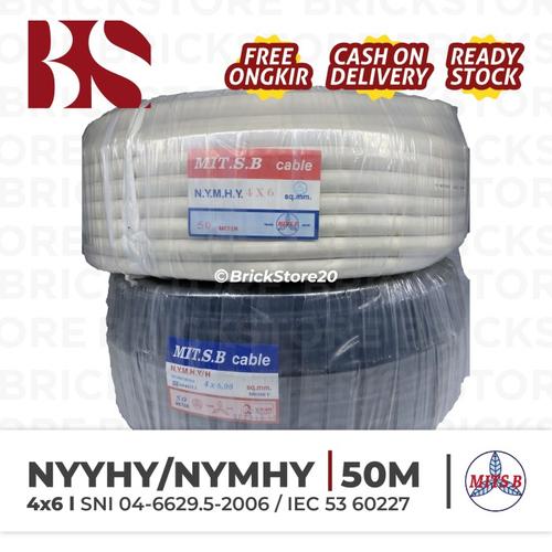 Jual Kabel Listrik Serabut NYYHY 4x6 NYMHY 4x6 50m 50 meter Mitsuba - Putih - Jakarta Utara ...