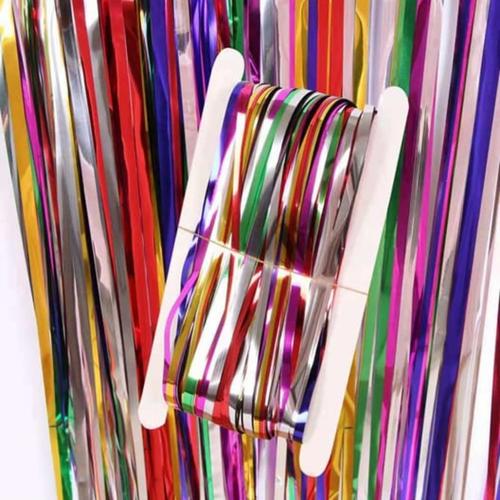 Jual BACKDROP RAINBOW / BANNER RUMBAI / FOIL CURTAIN 2 METER - Kota ...