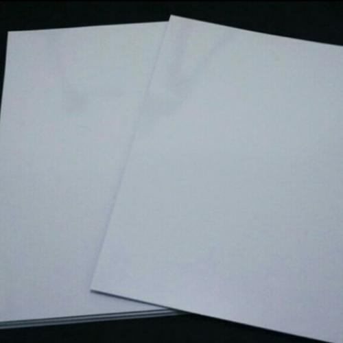 Jual Bahan PVC ID Card Tengah saja white 20 x 30cm - 5 Lembar - Kota ...