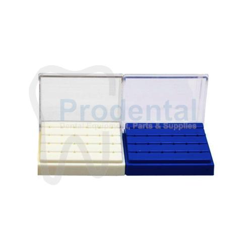 Jual Dental bur holder tempat wadah bur diamond gigi - Blue (24 hole ...