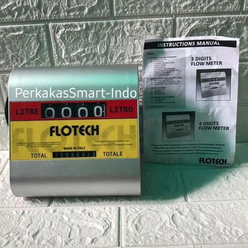 Jual FLOTECH flow meter 4digit 1inchi made in italy/meteran minyak solar 1" - Jakarta Utara ...