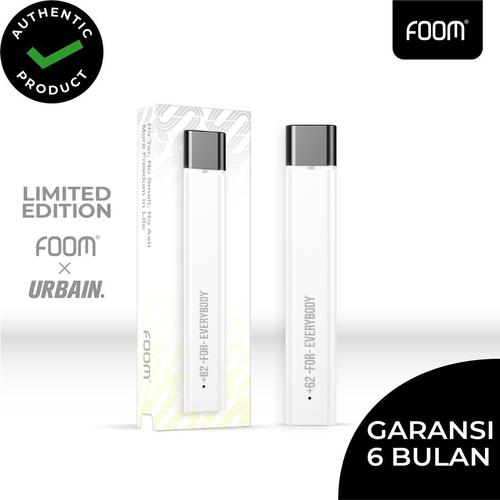 Jual Foom x Urbain.inc Pearl White Special Edition Pod Kit 100% ...