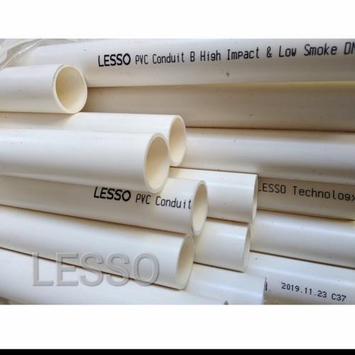 Jual Pipa conduit lesso 40mm / pipa listrik PVC merk lesso - Jakarta ...