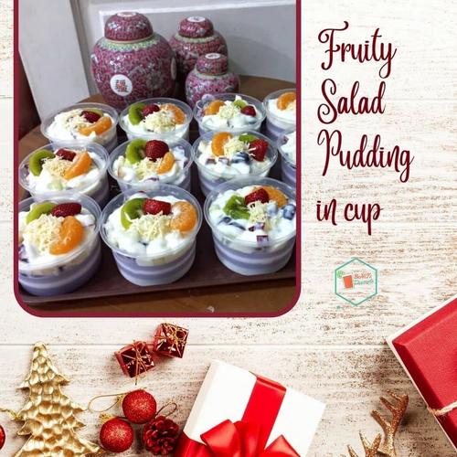 Jual Fruity Salad Pudding in cup - Christmas Edition 2021 - Anggur ...