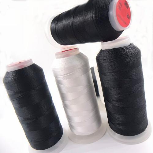 Jual Benang jahit tangan manual warna hitam putih roll ecer super draw ...