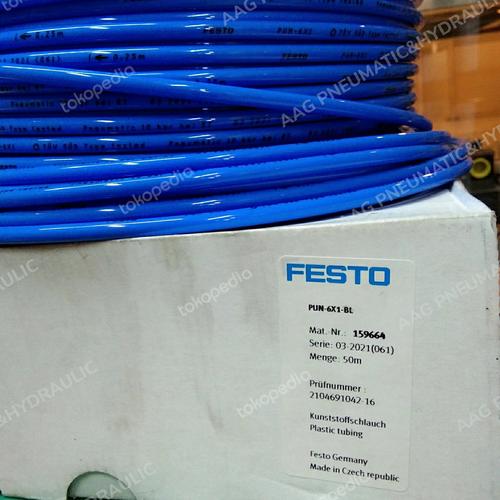 Jual SELANG PU FESTO PUN-6X1-BL // 159664 /PLASTIC TUBING - Jakarta Barat - AAG PNEUMATIC ...