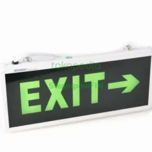 Jual 2 Sided Exit Sign Board Green Led Krisbow Papan Penunjuk Lift Dua ...