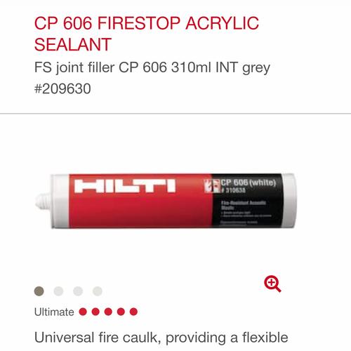 Jual SEALANT FIRESTOP CP 606 310ML WHITE #209625 - Kab. Bekasi - Ve ...