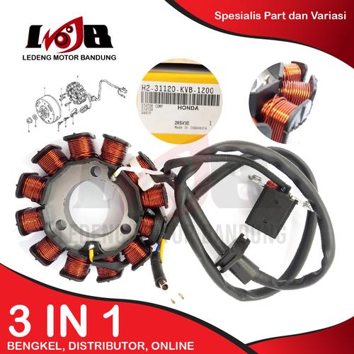 Jual Aspira Spul Stator Comp Assy Vario 110 CW Karbu Lama KVB Spull Magnet - Kota Bandung ...
