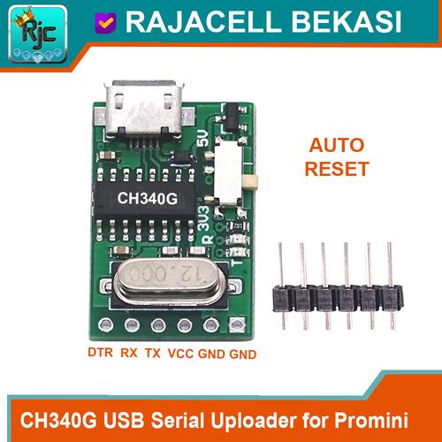 Jual New Micro Usb To Serial Ttl Ch340g Dtr Reset Pin Programmer Promini Kota Bekasi