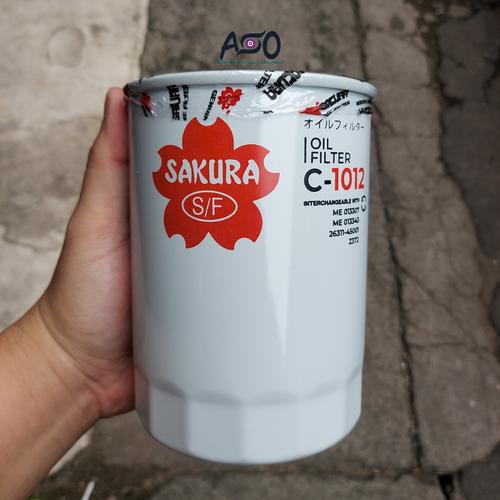 Jual Filter Oli Oil Sakura Fuso Canter PS100 PS110 PS125 PS136 C-1012 ...