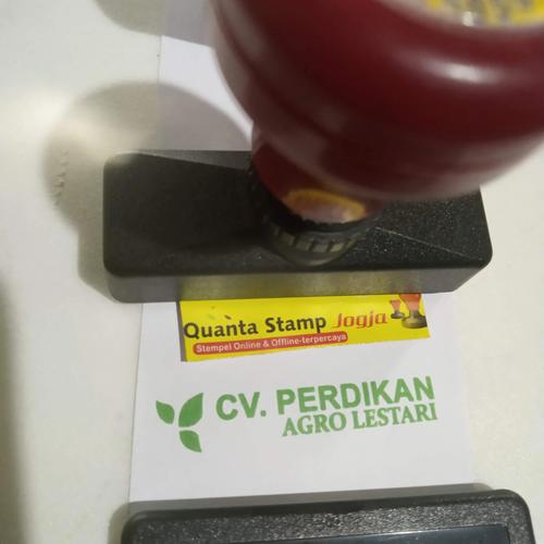 Jual Stempel CV , PT Custom - Kab. Sleman - Stempel Quanta online ...