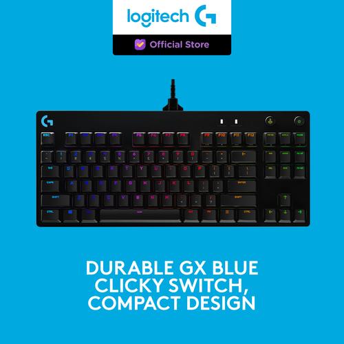 Promo Logitech G Pro Clicky Keyboard Gaming Mechanical TKL RGB for ...