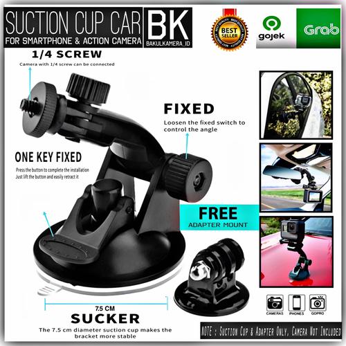 Promo Mount Holder Kamera | Mounting Kaca mobil | Kop Holder Kaca ...
