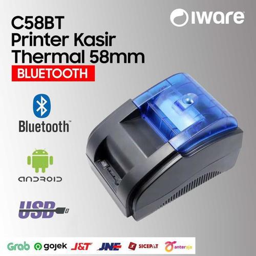 Jual PRINTER KASIR THERMAL 58MM IWARE C58BT ANDROID SUPPORT USB+BLUETOOTH - Kab. Kudus - Ungu ...
