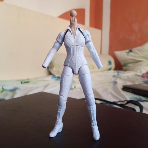 Jual Kitbash 6 Inch Action Figure Marvel Legends Female Body Black ...