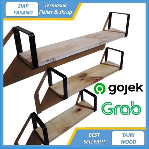 Jual Besi Bracket Kotak Hambalan 2 Papan Braket Siku Rak Dinding Tempel ...