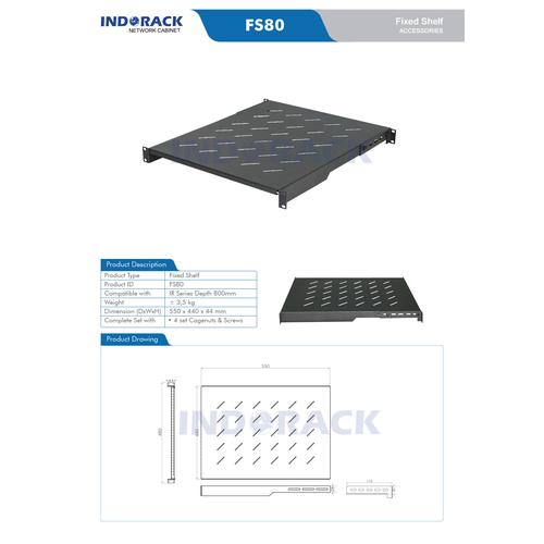 Jual SLIDING SHELF DEPTH 550MM ( SS80 ) INDORACK 19" - Jakarta Pusat ...