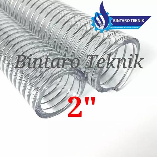 Jual Spring Hose Steel Wire 2inch Selang PVC Selang Bening Kawat Spiral ...