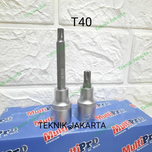 Jual Star Bit Socket T 40 T40 Mata sok L MULTIPRO - T40 Pendek - Kab ...