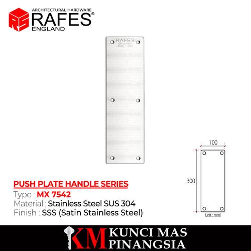 Jual Dorongan Pintu / Push Plate Handle / 7542 / RAFES ORIGINAL ...