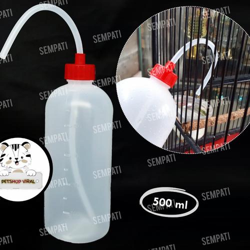 Jual BOTOL SELANG PLASTIK WADAH AIR MINUM BURUNG 500 ML - Jakarta ...