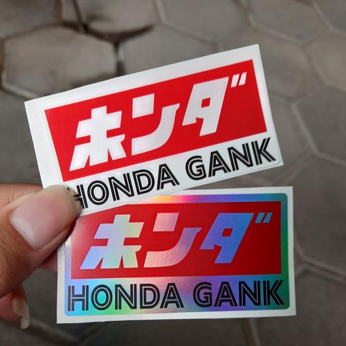 Jual sticker printing honda gank sticker motor sticker helm herex ...